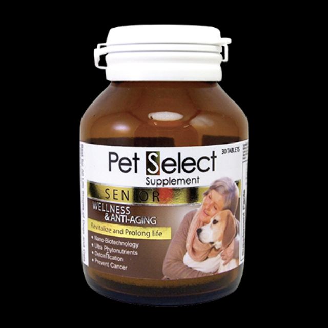 Pet Select Senior 1 ขวด 30เม็ด | Shopee Thailand