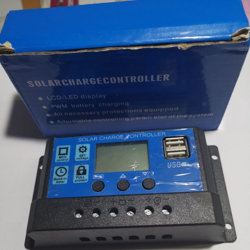 โซล่าชาร์จ Solar charge 12V/24V PWM 30A มือสอง | Shopee Thailand