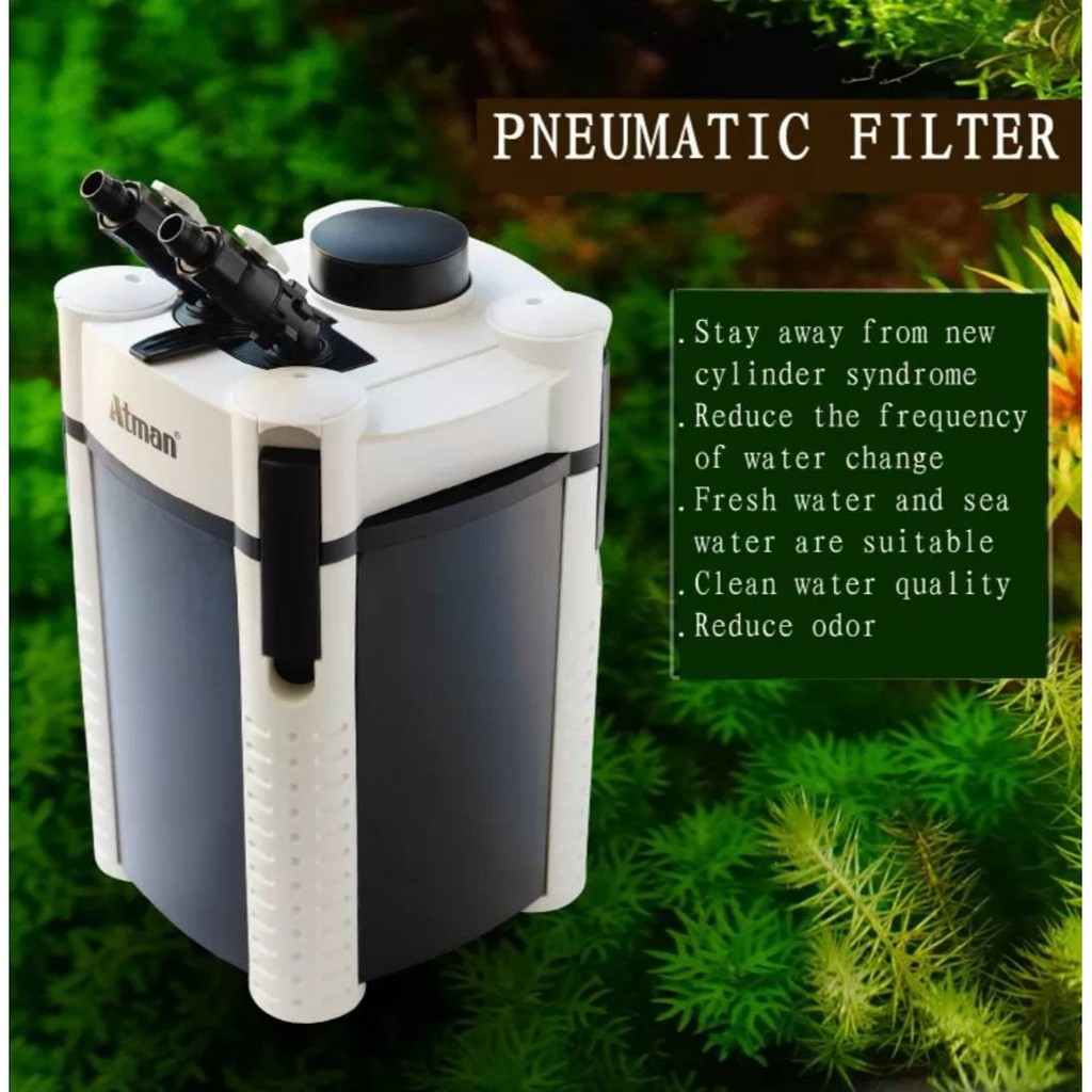 ATMAN AT-3339S 27วัตต์ ถังกรองนอกตู้ ใช้กับตู้ขนาด36นิ้ว ขึ้นไป น้ำมาก ...