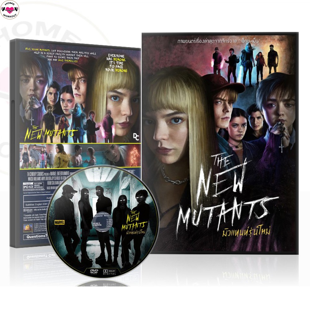 มิวแทนท์รุ่นใหม่ The New Mutants DVD ดีวีดี หนังใหม่ (พากย์ไทย/อังกฤษ ...