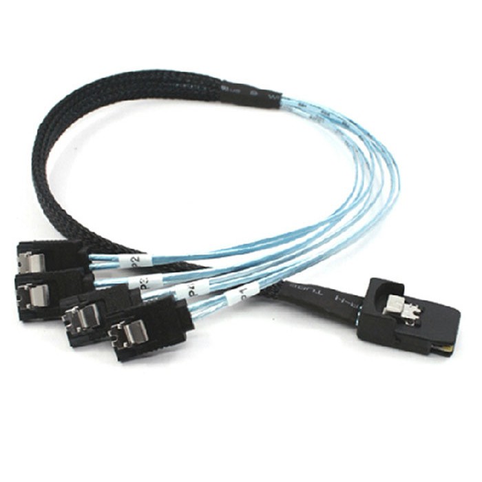 สายสัญญาน แปลง Mini SAS to 4 SATA Splitter Cable พร้อมส่ง สินค้าอยู่ไทย ...