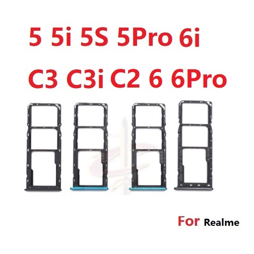 ถาดซิม (sim tray) สําหรับ Realme 5 Pro 6 Pro 5i 6i 5S 6S | Shopee Thailand