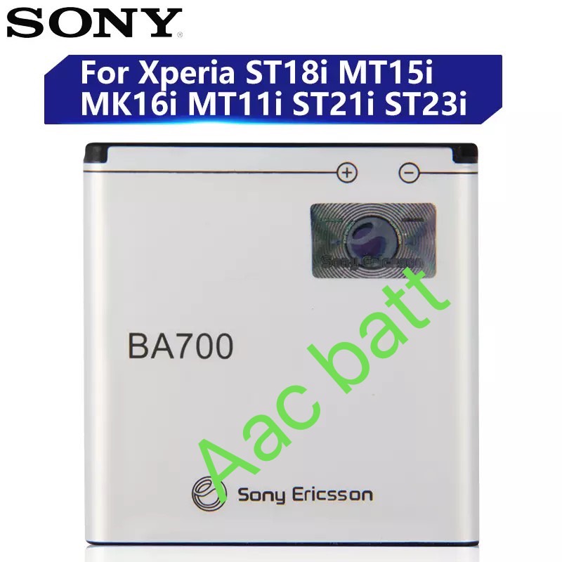 แบตเตอรี่ Sony Xperia ST18i MT15i BA700 1500mAh ส่งจาก กทม | Shopee ...