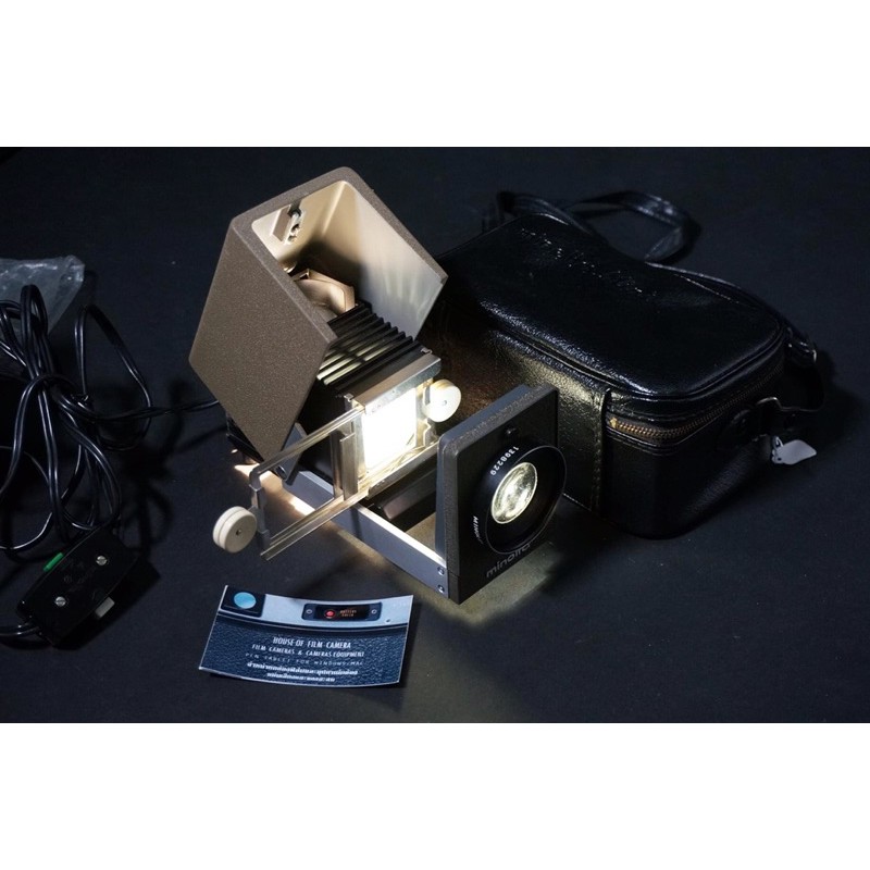 เครื่องฉายฟิล์มขนาด 35mm Minolta Mini -35mm handy slide projector สภาพ ...