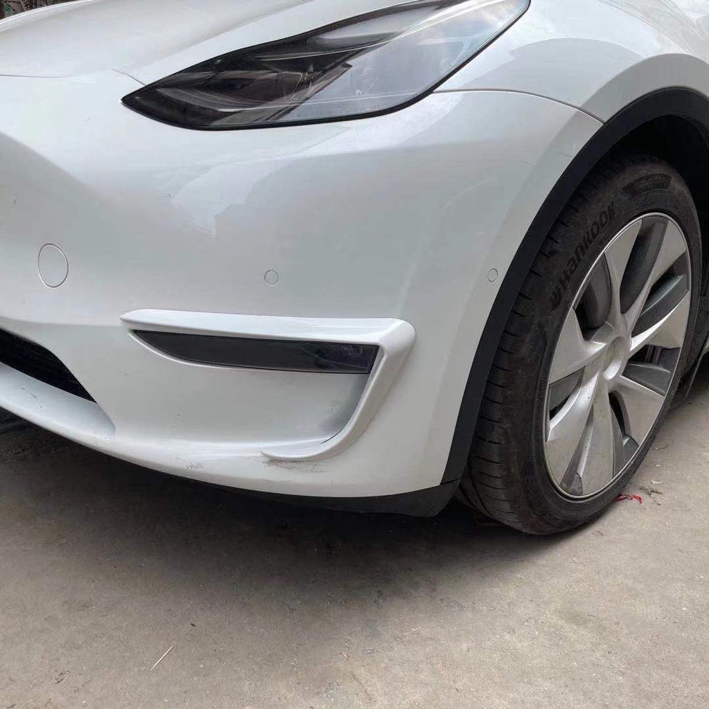 Tesla อุปกรณ์เสริมFront Fog Lam Eyebrow decorate For Tesla Model Y ...