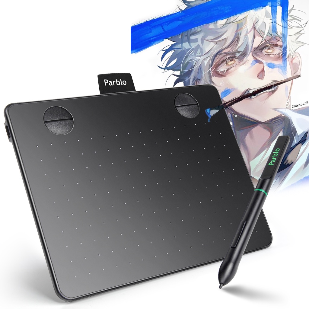 Parblo A640 V2 6*4 Inch Graphics Tablet Large Active Area Professional ...