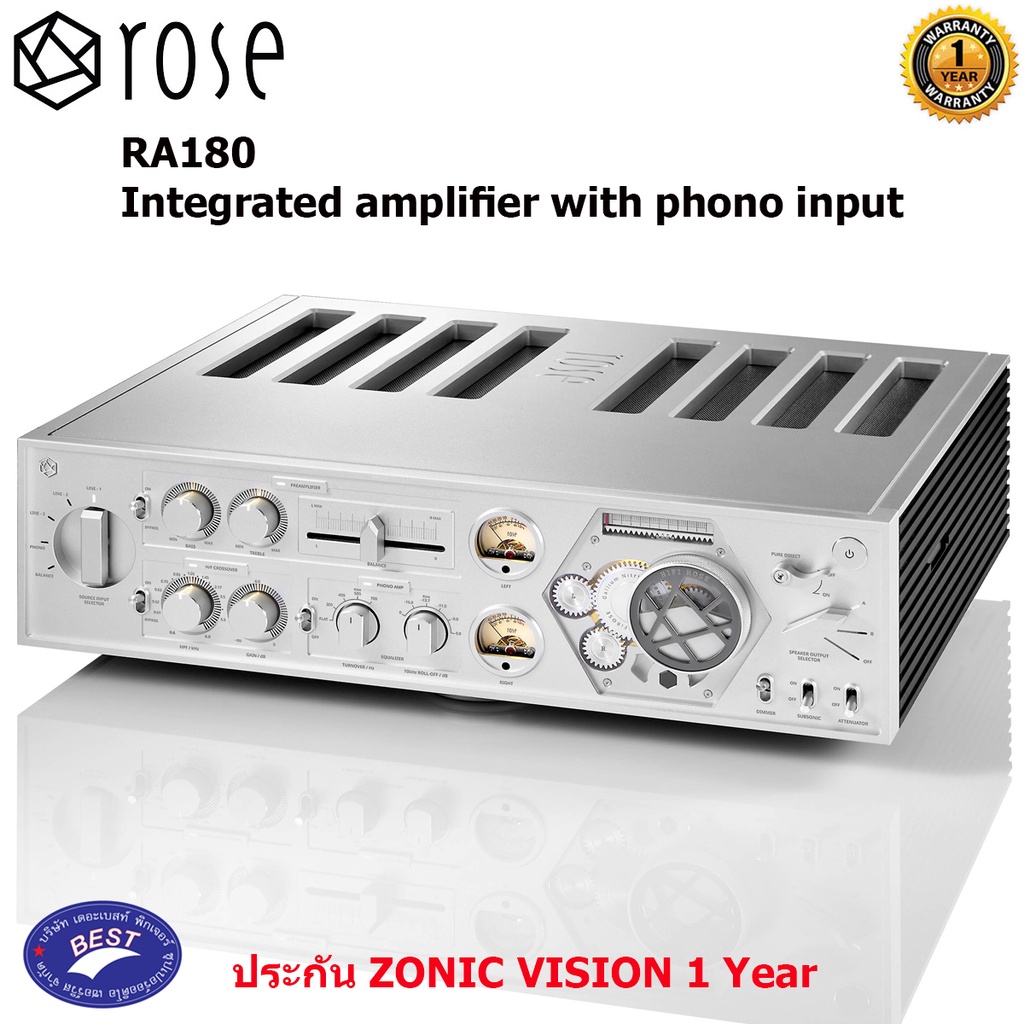 HiFi Rose RA180 Reference Integrated Amplifier and Preamp | Shopee Thailand