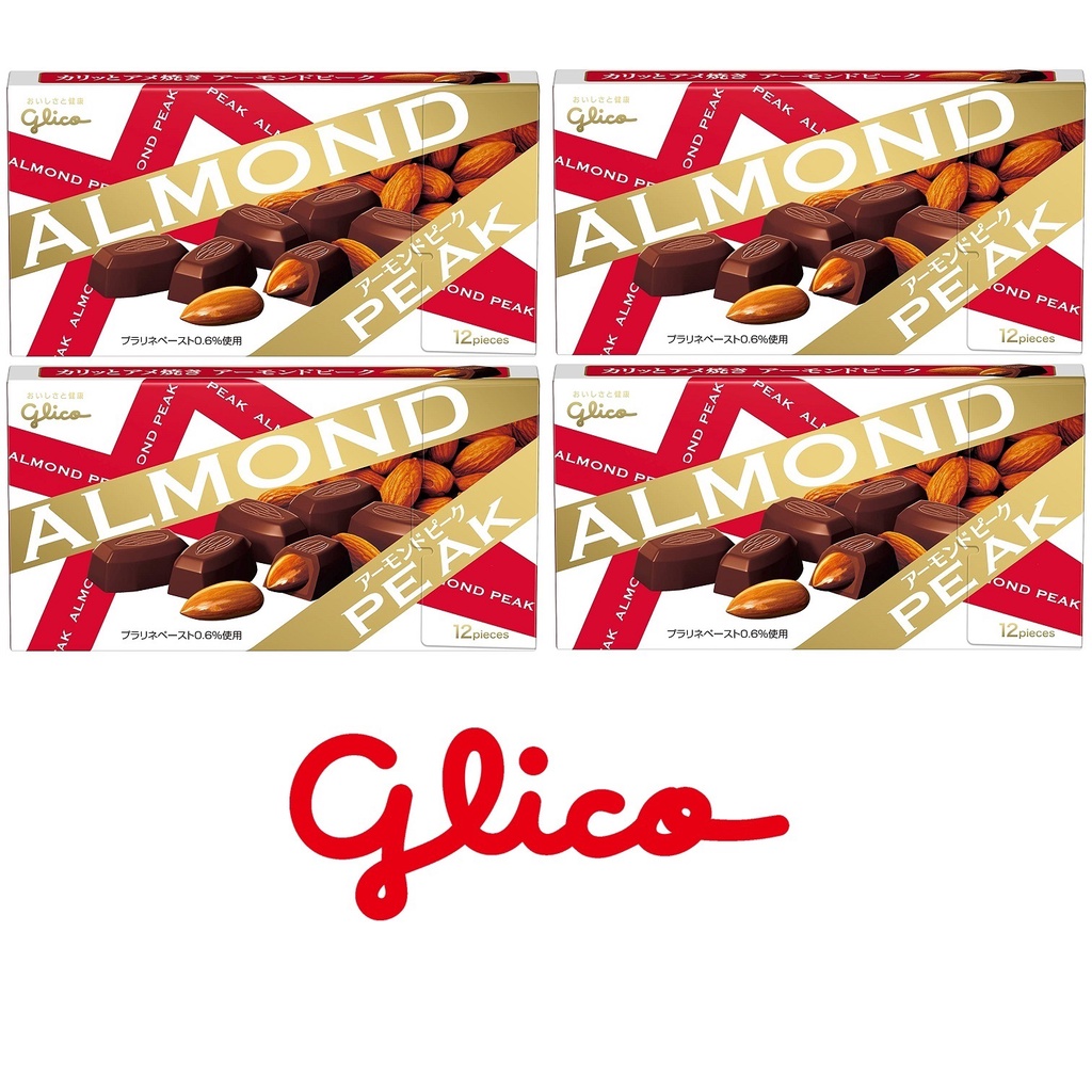 Glico Almond Peak x4 packs DIRECT FROM JAPAN! | Shopee Thailand