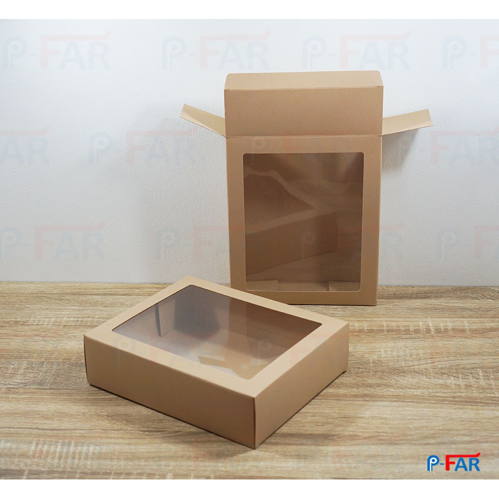 (50 ใบ/แพ็ค) กล่องของขวัญ กล่องอเนกประสงค์ No.8 ขนาด 23 x 28 x 7.5 cm ...