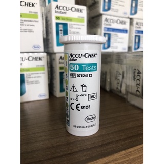 Accu-chek Accuchek Active Test Strip แผ่นตรวจน้ำตาล (50/100 แผ่น) (EXP ...
