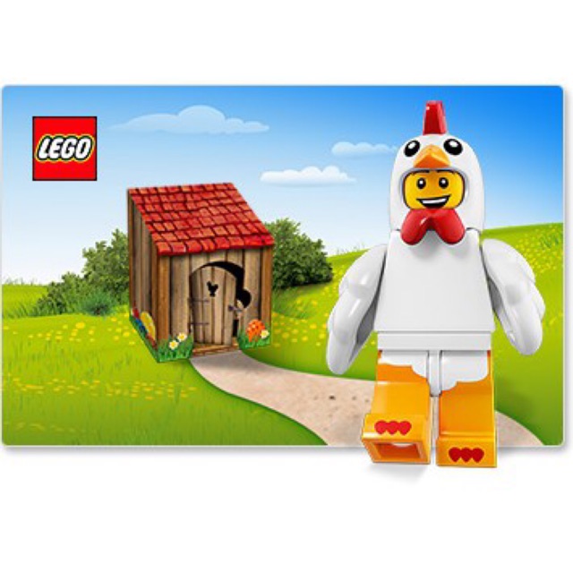LEGO ETC : EASTER SET MINI FIGURE ROOSTER GUY No.5004468 ชายชุดไก่ประจำ ...