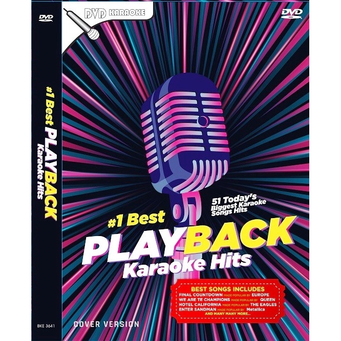 1 Best Play Back Karaoke Hits English Songs DVD Karaoke "เวอร์ชั่นปก ...