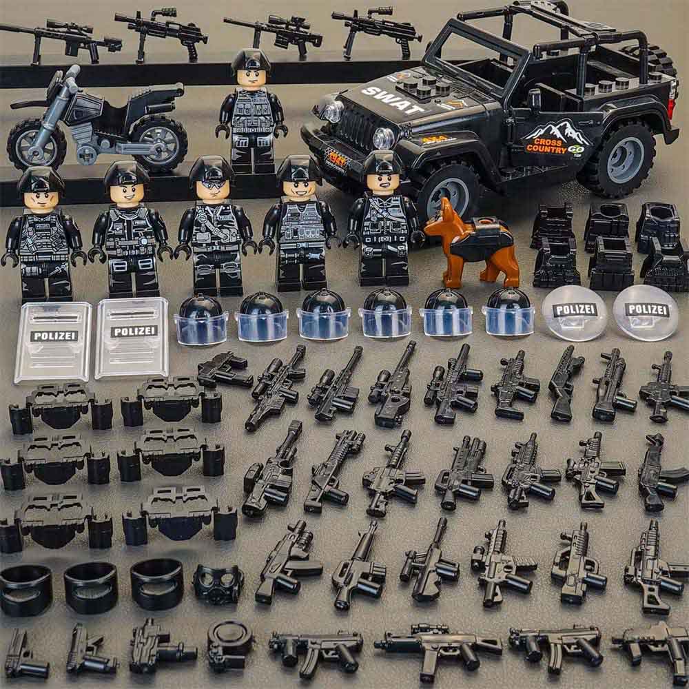 LEGO SWAT Team Set Minifigure Army Special Forces Soldier with ...