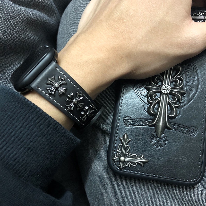 เหมาะสำหรับเป็นตัวแทนของ iwatch 7654321 บุคลิกย้อนยุค สายพังค์ | Shopee ...