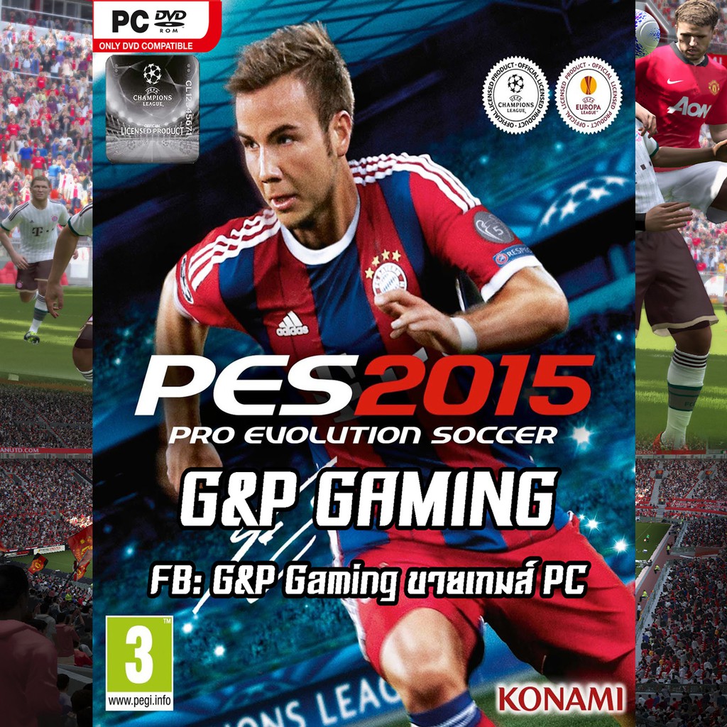 [PC GAME] แผ่นเกมส์ PES 2015 / Pro Evolution soccer 2015 PC | Shopee ...