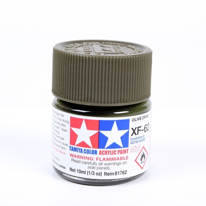 สีอะคริลิค TAMIYA ACRYLIC XF-56 81756, XF-57 81757, XF-58 81758, XF-59 81759, XF-60 81760, XF-61 ...