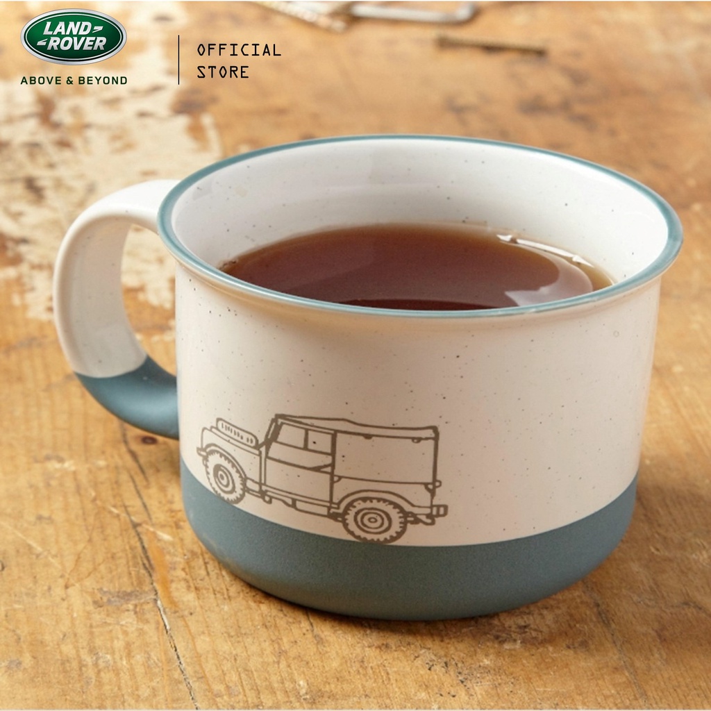 LAND ROVER MUG IVORY X FATFACE UK | Shopee Thailand