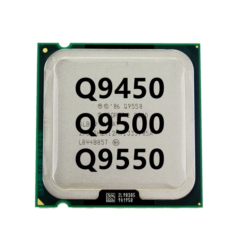 โปรเซสเซอร์ CPU Q9450 Q9500 Q9550 Quad Core LGA 775 สําหรับคอมพิวเตอร์ ...