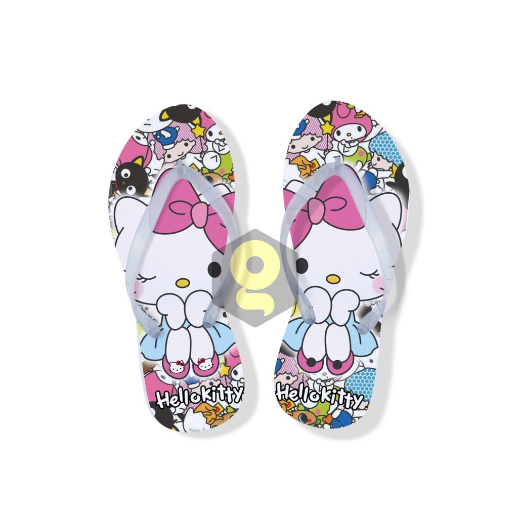 รองเท้าแตะเด็กผู้หญิง Hello Kitty Confused | Shopee Thailand