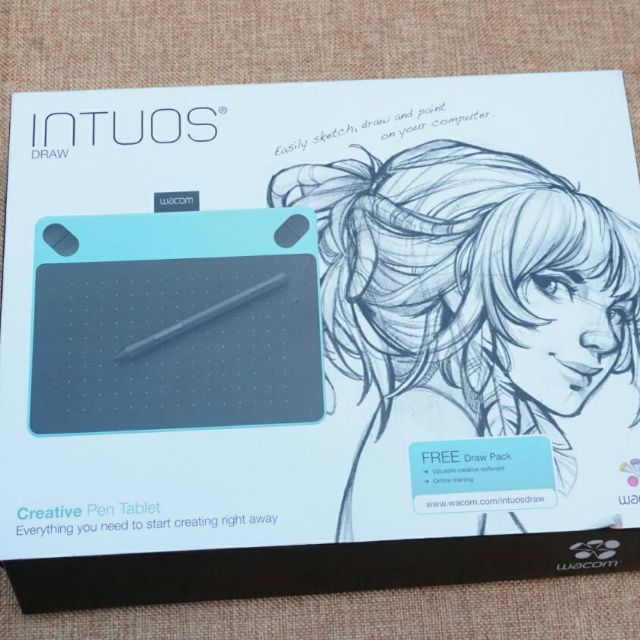 Wacom Intuos Draw (CTL-490) Creative Pen Tablet | Shopee Thailand