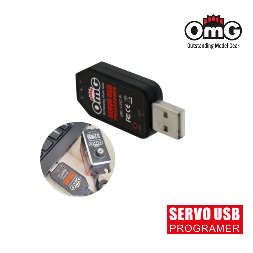 OMG CM09S เซอร์โว USB Programmer OMG-SERVO-P1 USB การตั้งค่าการ์ดไดร ...