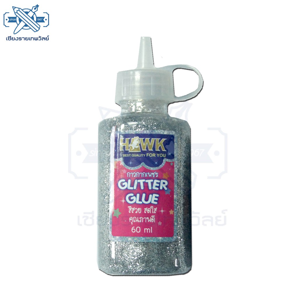Hawk กาวกากเพชร Glitter Glue ขนาด 60 ml. | Shopee Thailand