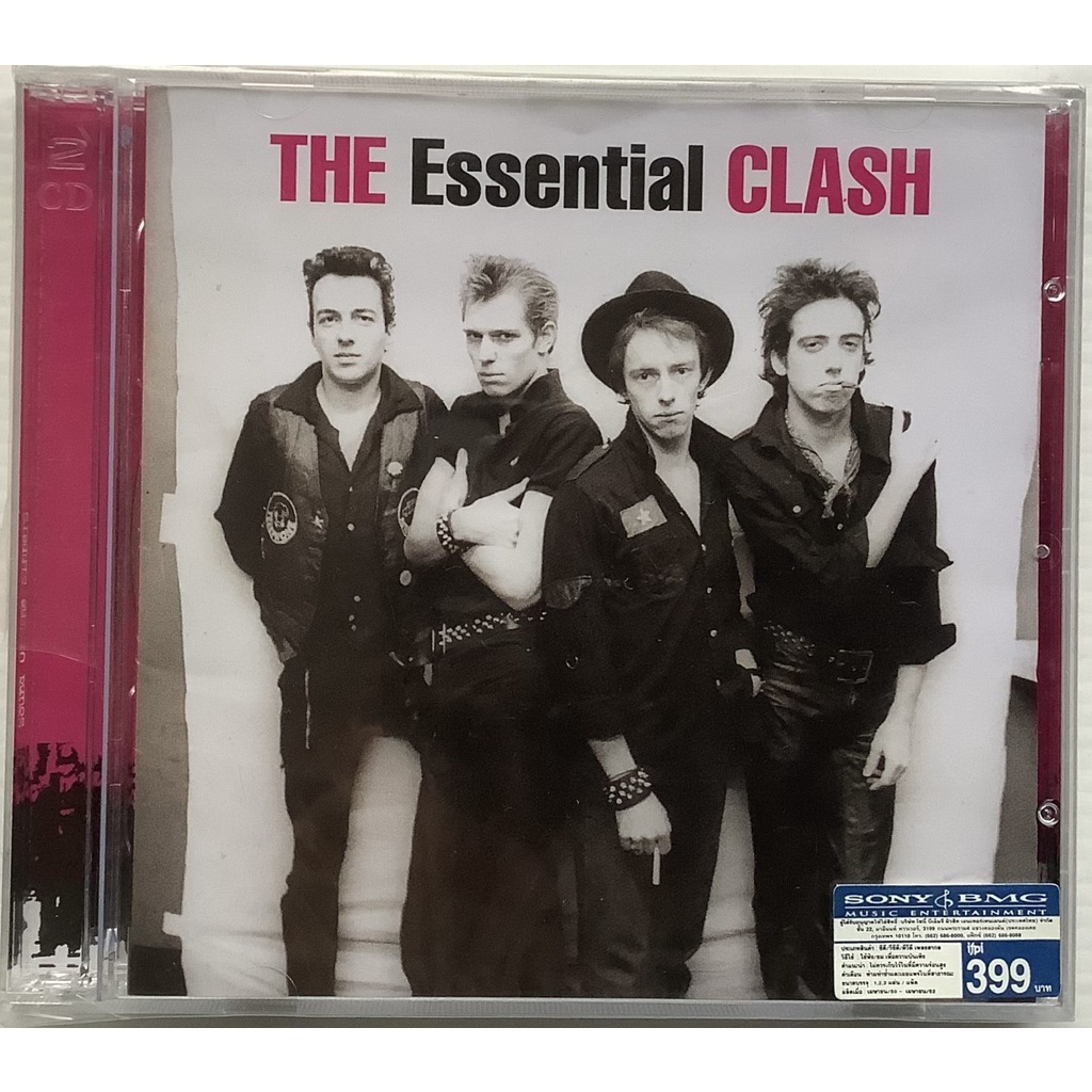 2CD 2ซีดีเพลง วง Clash อัลบั้ม The Essential Clash รวมเพลงสองแผ่นคู่ ...
