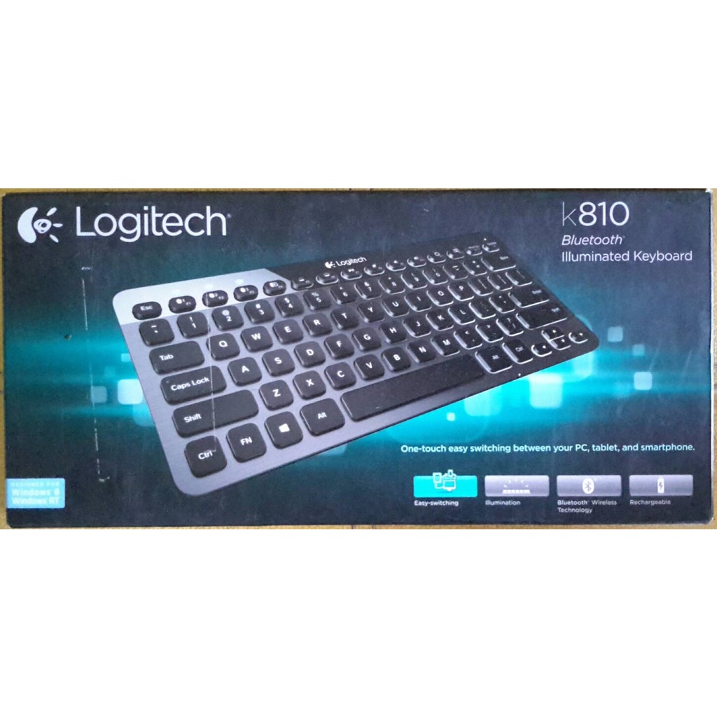 Logitech Bluetooth Illuminated Keyboard K810 แป้นพิมพ์ไร้สาย แถมยัง ...