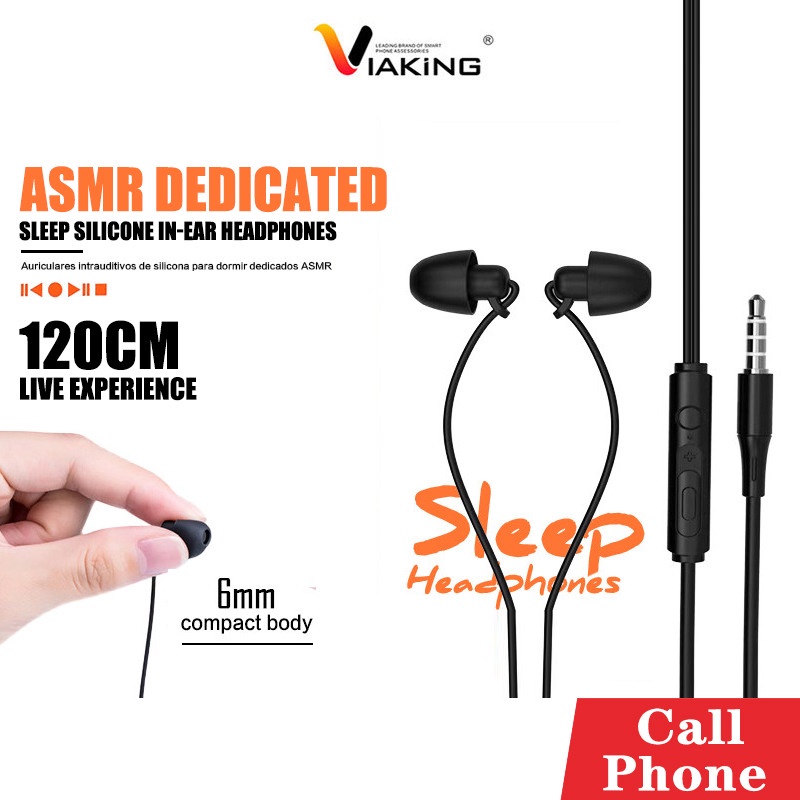 Viaking หูฟังมือถือ แบบแจ็คกลม 3.5มม. และ หูฟัง แบบType C มีไมค์ในตัว ...