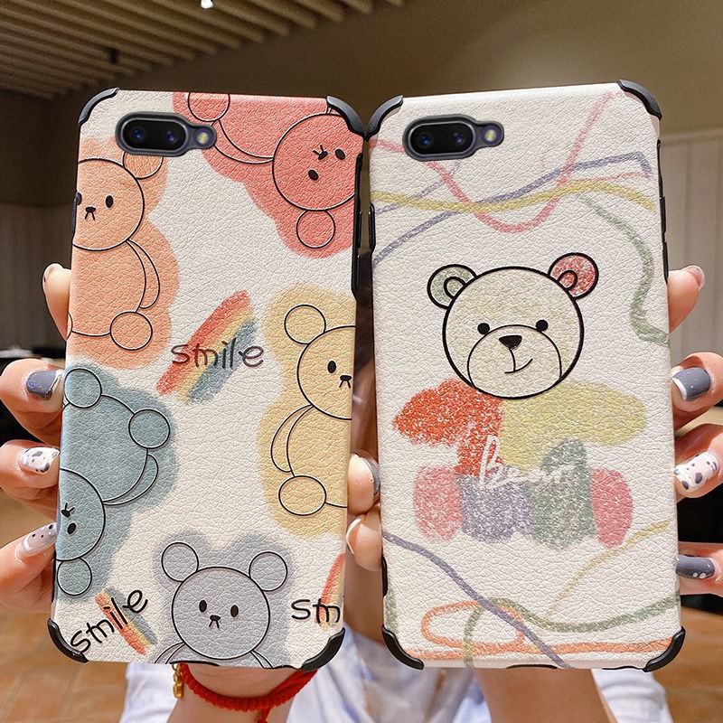 OPPOa5เปลือกโทรศัพท์pbam00การ์ตูนใหม่ตาข่ายสีแดงป้องกันการล่มสลาย ...