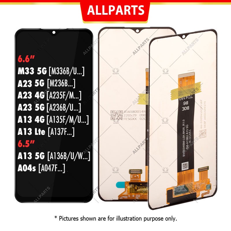 หน้าจอ LCD Display จอ+ทัช for Samsung Galaxy A13 A23 4G M33 M23 5G A135 ...