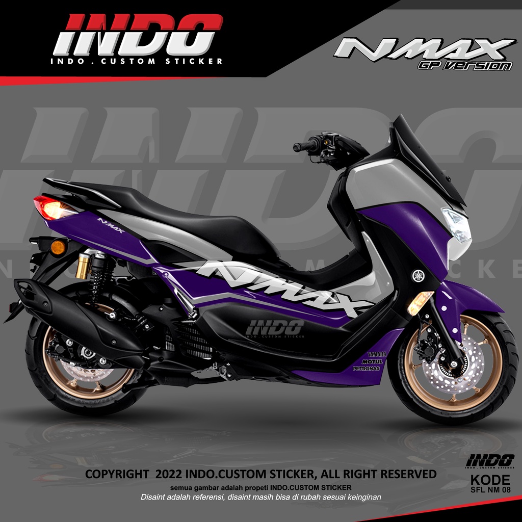 Decal NMAX FULL BODY SIMPLE NMAX STICKER ใหม่ NMAX สติกเกอร์ OLD DECAL ...