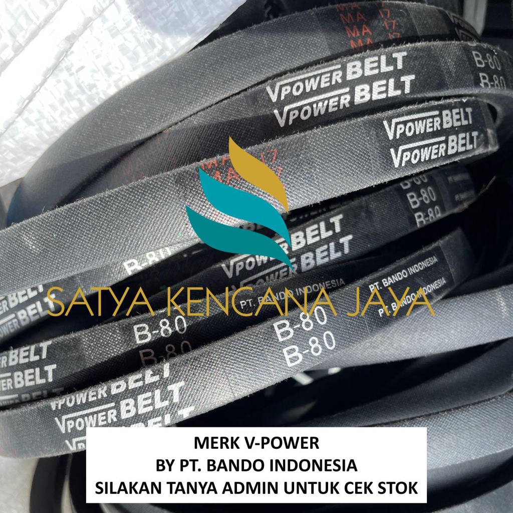 สายพานพัดลม V-BELT B80 B81 B82 B83 B84 B85 B86 B87 B88 B89 B90 V-POWER ...