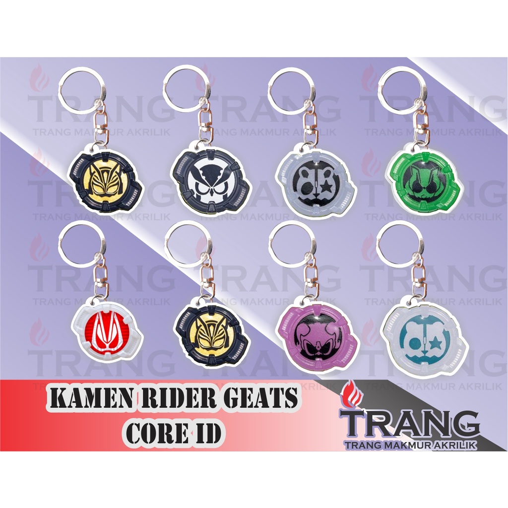 Gantungan พวงกุญแจอะคริลิค Kamen Rider Geats Core ID/พวงกุญแจอะคริลิค ...