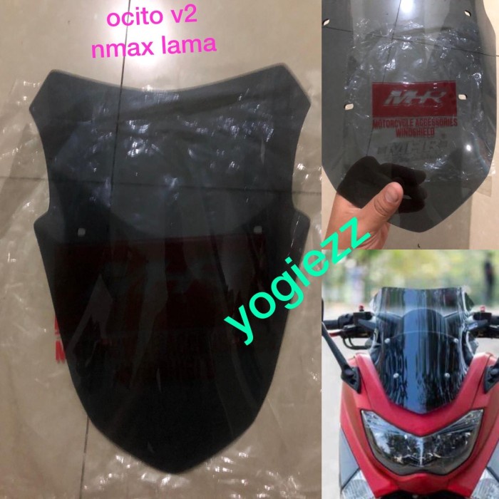 กระจกกันลม nmax nmax yamaha nmax flyscreen mhr | Shopee Thailand