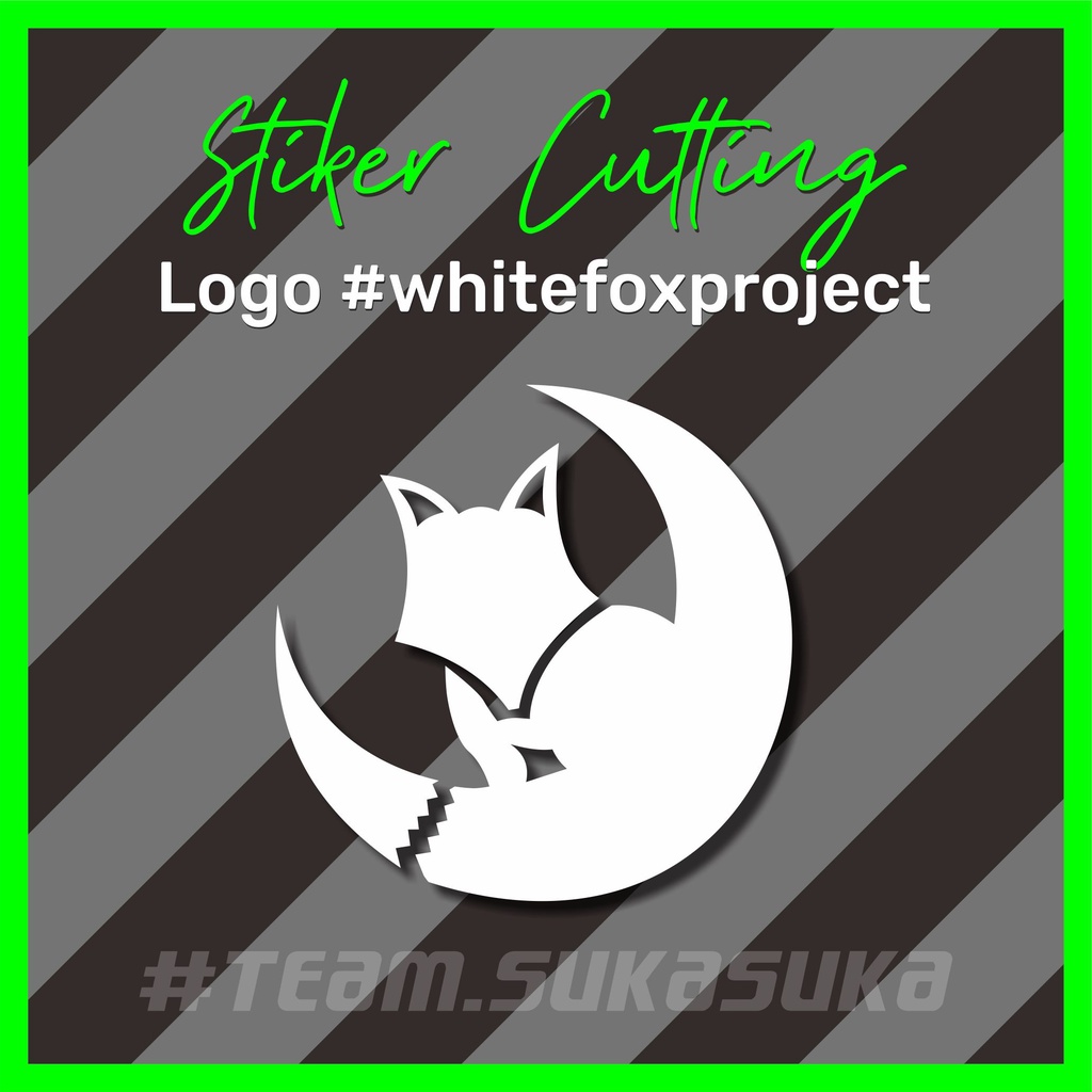 Whitefoxproject Sticker - สติ๊กเกอร์ตัด | Shopee Thailand