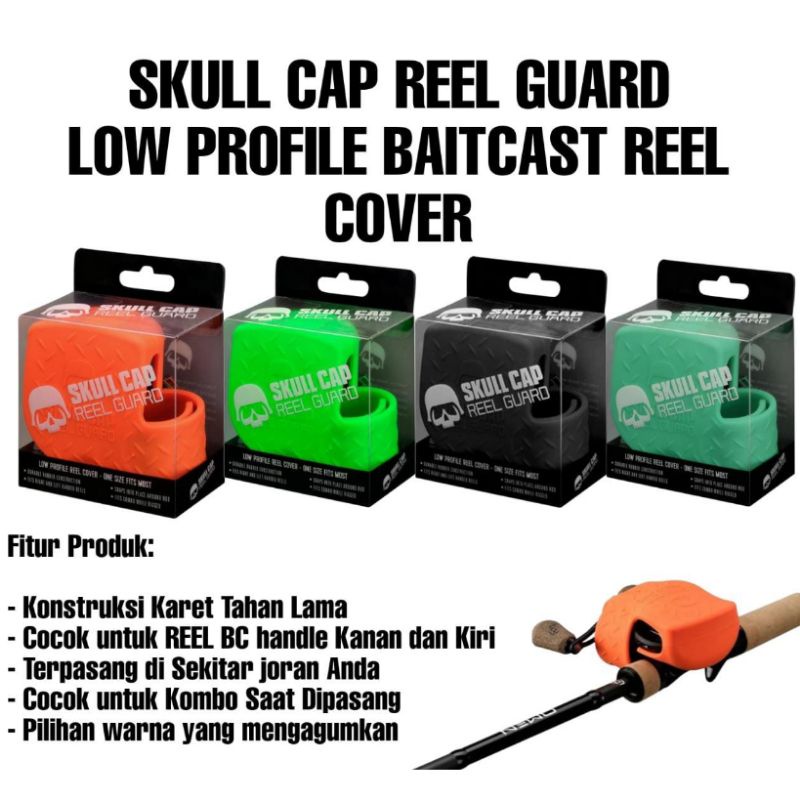 Skull CAP REEL GUARD BAITCAST REEL COVER | Shopee Thailand