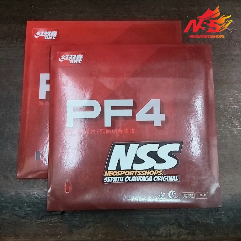 ปิงปอง Bet Rubber DHS PF4 Double Happiness Rubber Bat PingPong | Shopee Thailand