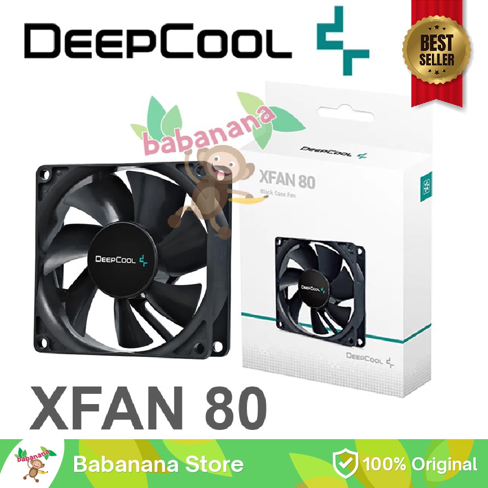 Deep Cool XFAN 80 Fan Deepcool 80mm 8cm เคสคอมพิวเตอร์สําหรับเล่นเกม ...