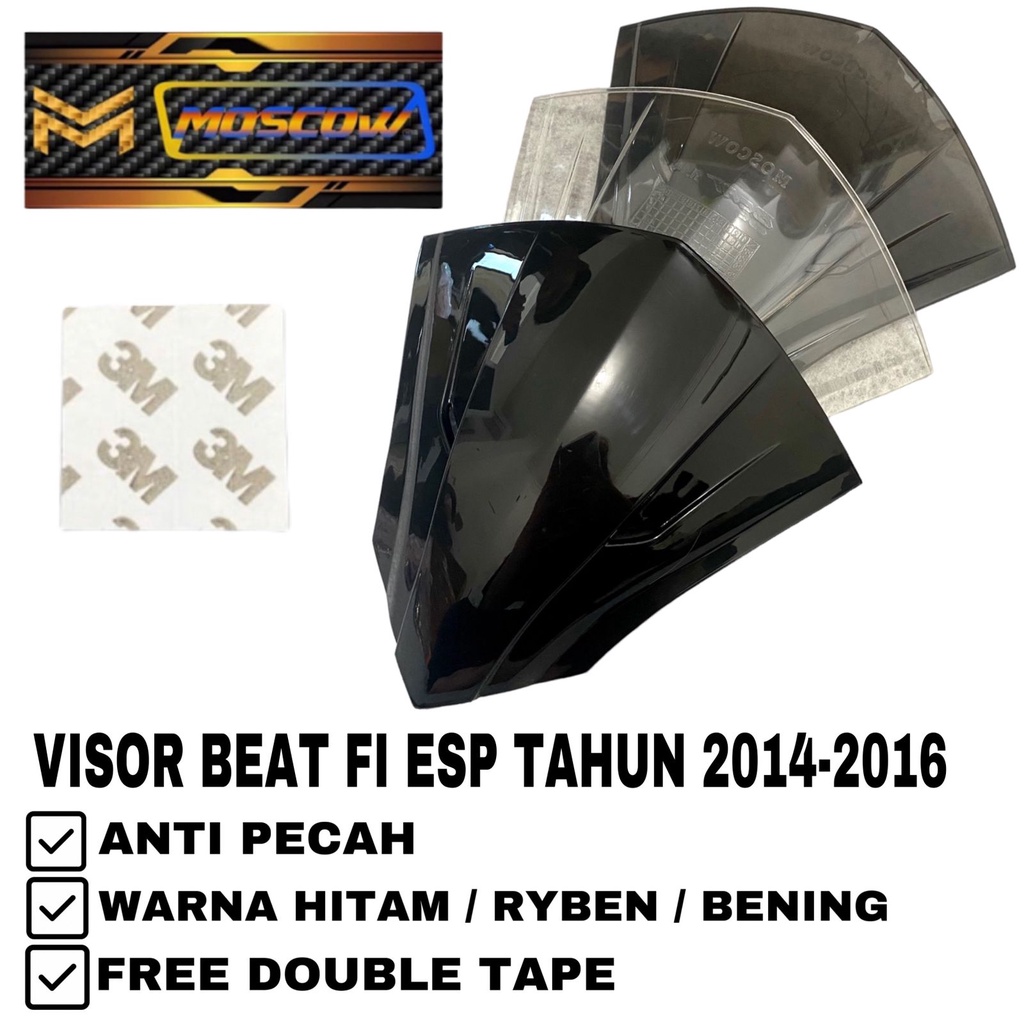 WINDSHIELD VISOR + ADHESIVE GLUE PNP SERIES MOSCOW ORI BEAT FI ESP ...