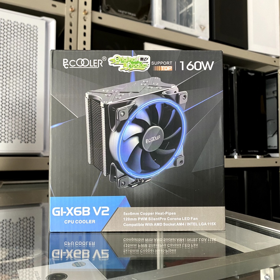 Cpu Cooler PC Cooler GI-X6B V2 HSF Tower TDP 160w PCCooler HSF Tower ...