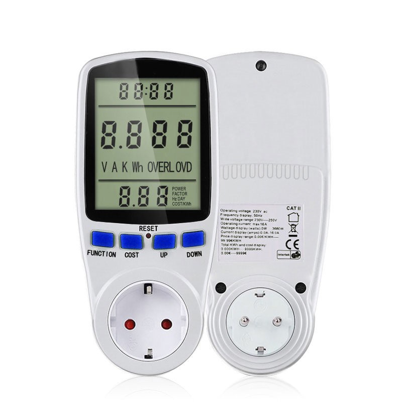 Wattmeter AC Power Meter 220V Digital Energy Meter | Shopee Thailand