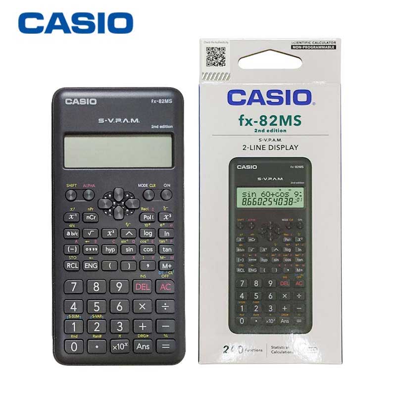 Casio เครื่องคิดเลขวิทยาศาสตร์ FX-82MS FX82MS Plus FX 82 MS | Shopee Thailand