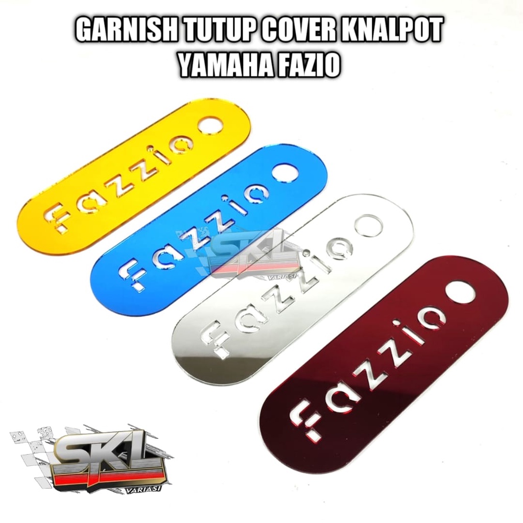 Fazio Yamaha Fazzio 125 ผ้าคลุมท่อไอเสีย Garnish Muffler Cover Garnish ...