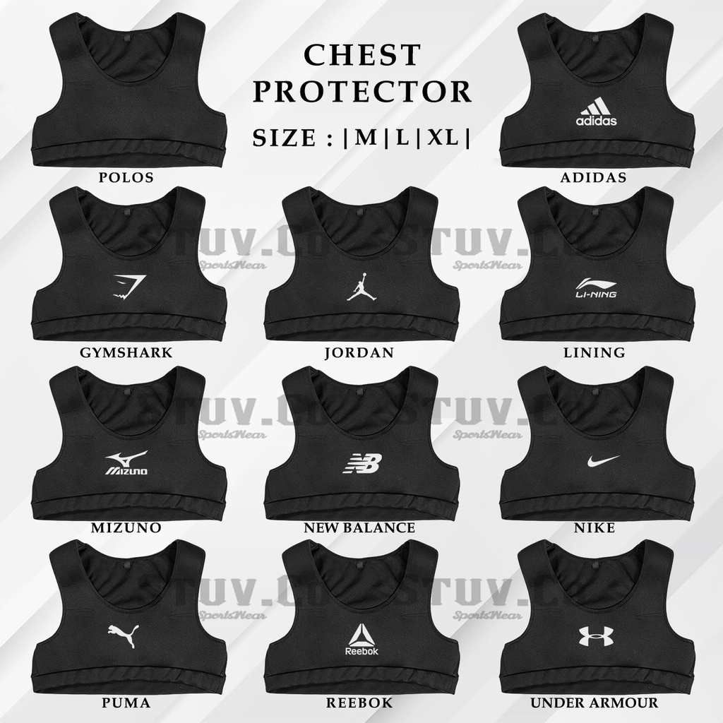 ฟุตบอล VEST CHEST PROTECTOR SPORT BRA CHEST PROTECTOR กีฬา FUTSAL ...