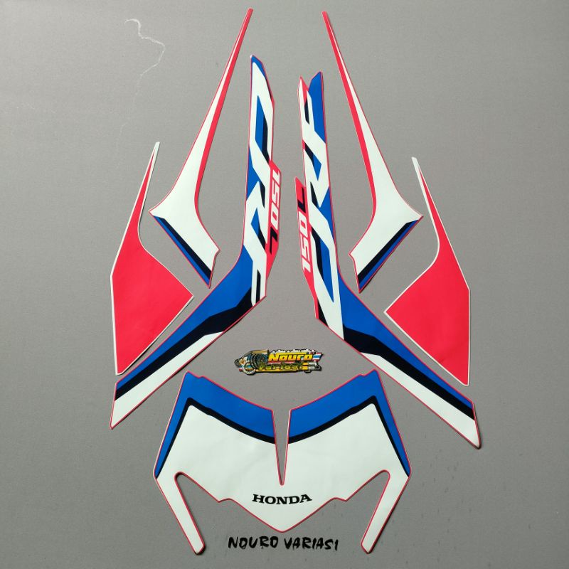 Merah Honda crf 150 r 2021 2022 แถบสีแดง รายการตัวถังคุณภาพมาตรฐาน ...