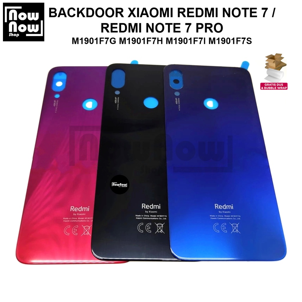 Backdoor Xiaomi Redmi Note 7 / Note 7 Pro M1901F7G M1901F7H M1901F7I M1901F7S ฝาหลัง ฝาหลัง ฝา ...