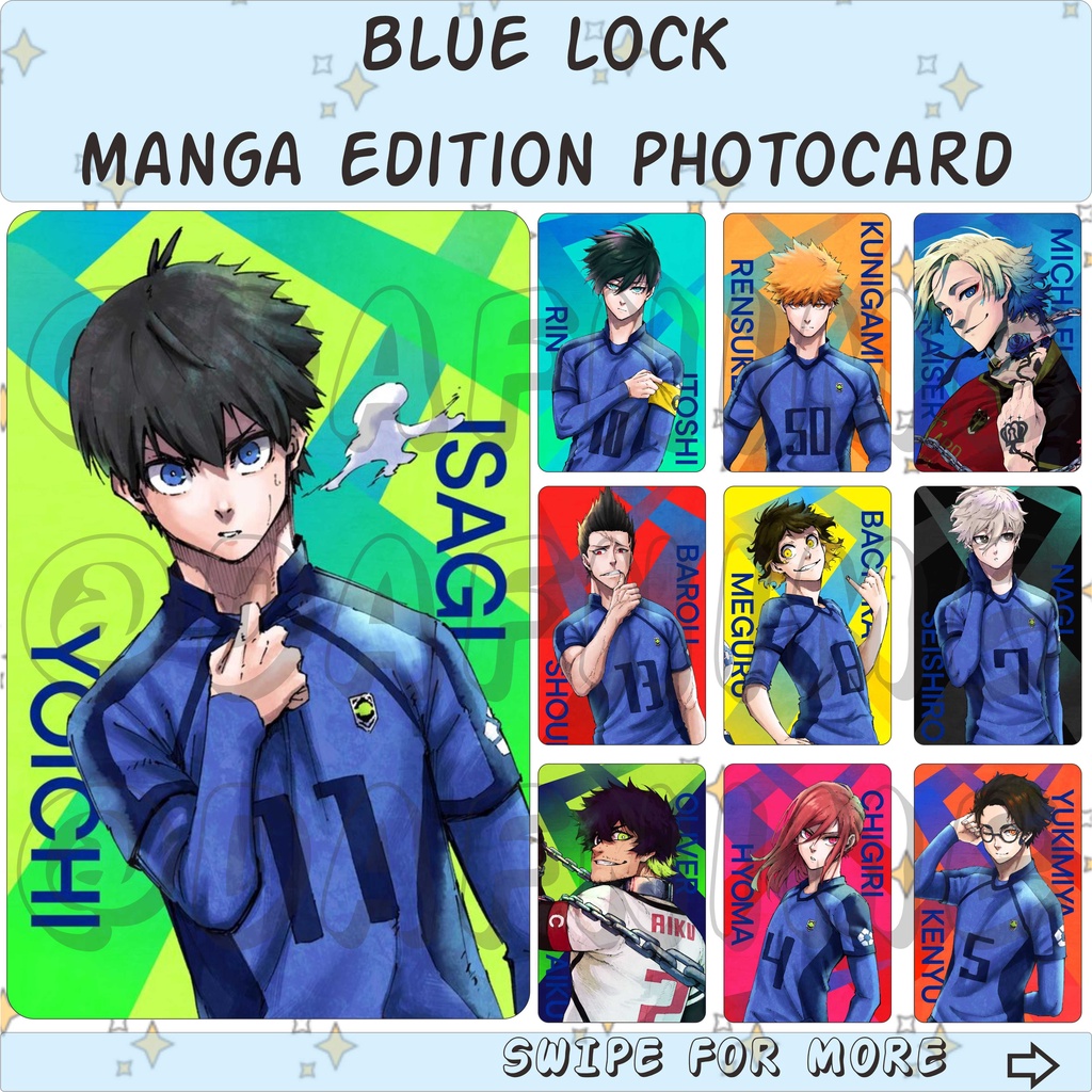 BLUE LOCK MANGA EDITION โฟโต้การ์ดอะนิเมะ | Shopee Thailand