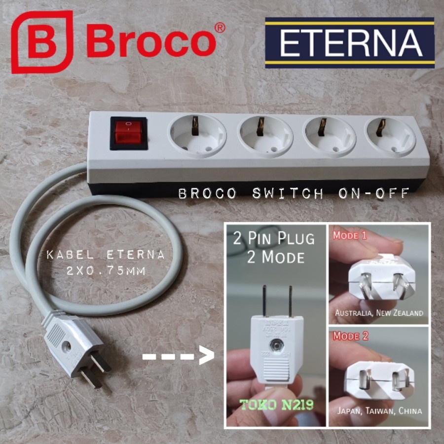 ACB14 Travel Adapter ญี่ปุ่น, จีน, USA, ใหม่ ZEALAND, USA BROCO CONTACT ...