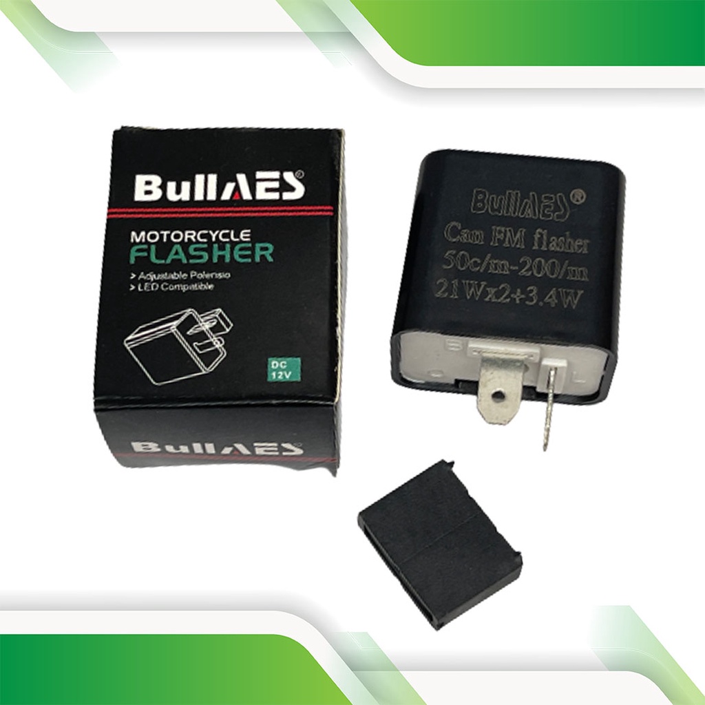 Flasher sen plus ซ็อกเก็ตรถจักรยานยนต์ ปรับได้อย่างรวดเร็ว BullAES ...